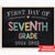 First Day of Seventh Grade Sign, Printable 7th Grade Sign, Back to ...