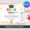Preschool Graduation Bundle, Graduation Invitation, Graduation Program ...