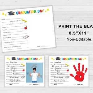 Preschool Graduation Bundle, Graduation Invitation, Graduation Program ...