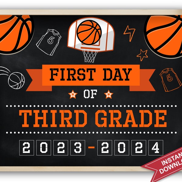 3rd Grade Sign - Etsy