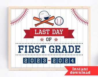 Last Day of Second Grade Rainbow Sign, Rainbow Last Day of 2nd Grade ...