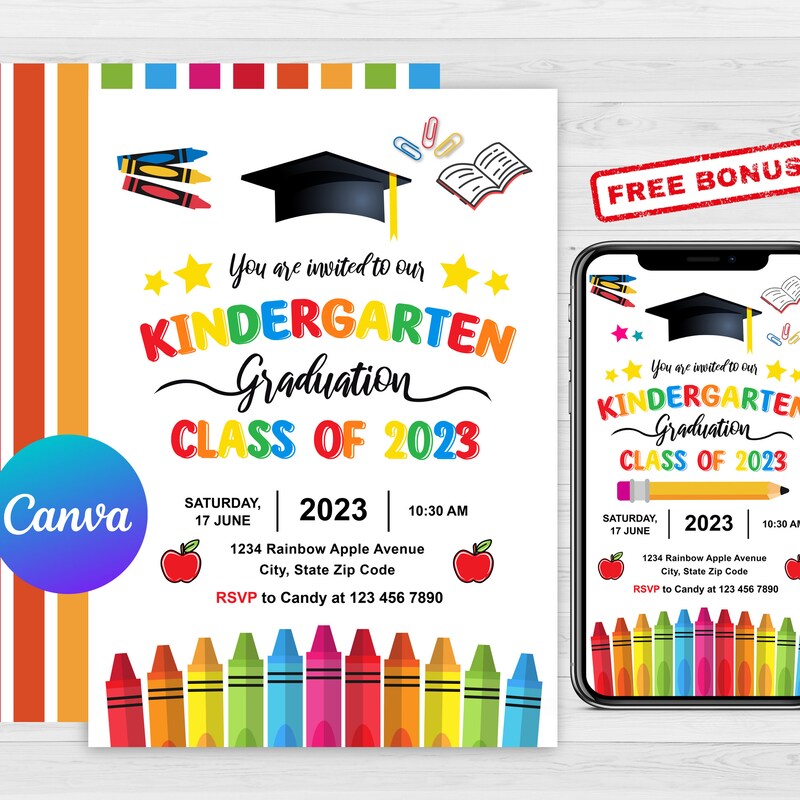 Kindergarten Graduation Cards - Etsy