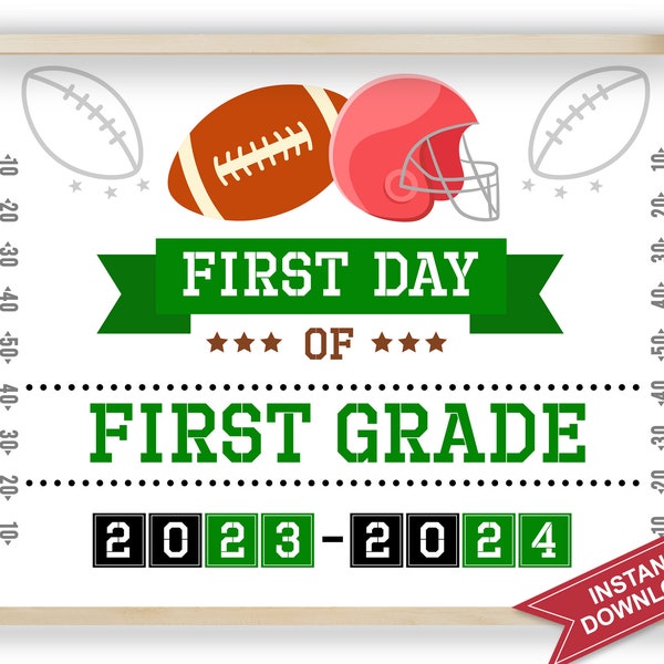 Football Sign - Etsy