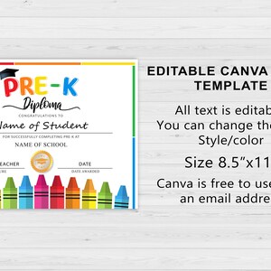 Pre-k Graduation Bundle, Graduation Invitation, Graduation Program ...