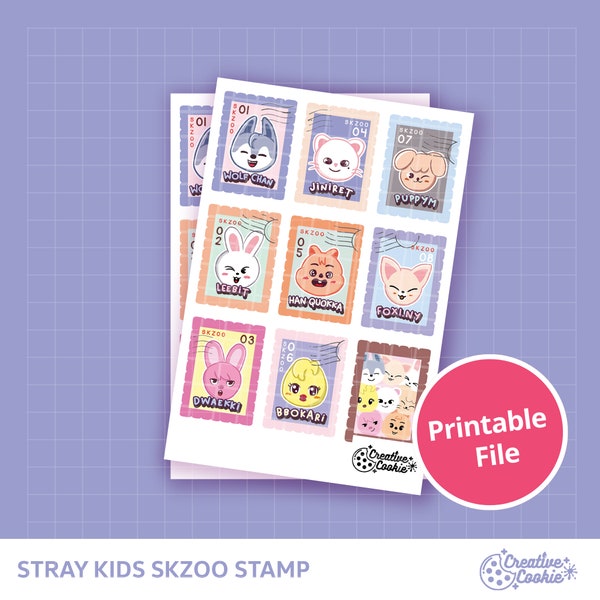 Skzoo Stickers - Etsy Canada