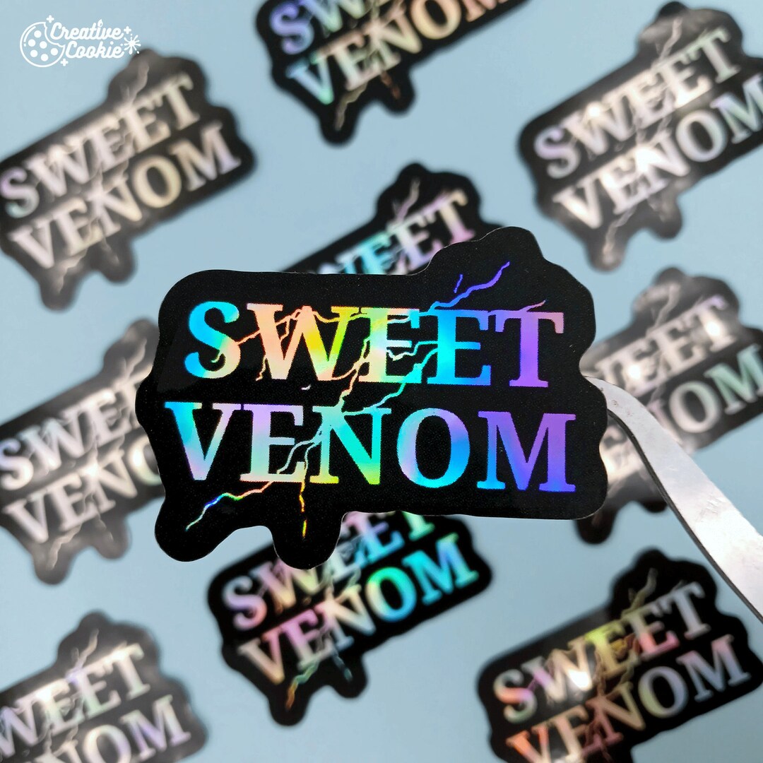 Enhypen Sweet Venom Holographic Vinyl Sticker | KPOP | Creative Cookie ...