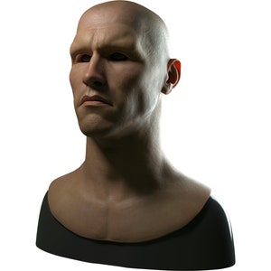 Silicone Mask | Realistic Tough Man Disguise Mask - Etsy