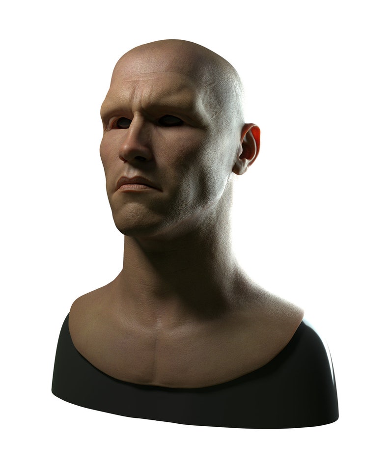 Silicone Mask | Realistic Tough Man Disguise Mask - Etsy