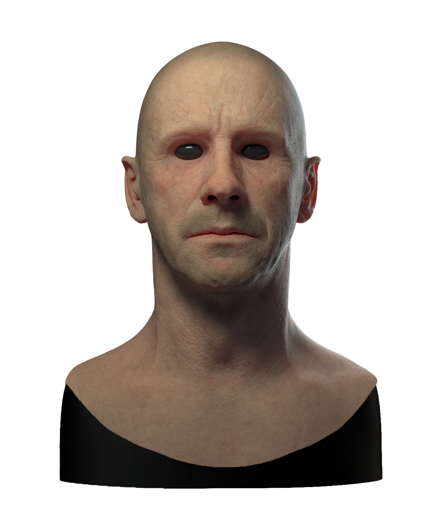 Old Man Mask Realistic Full Face Masks Headgear Latex Halloween Cosplay