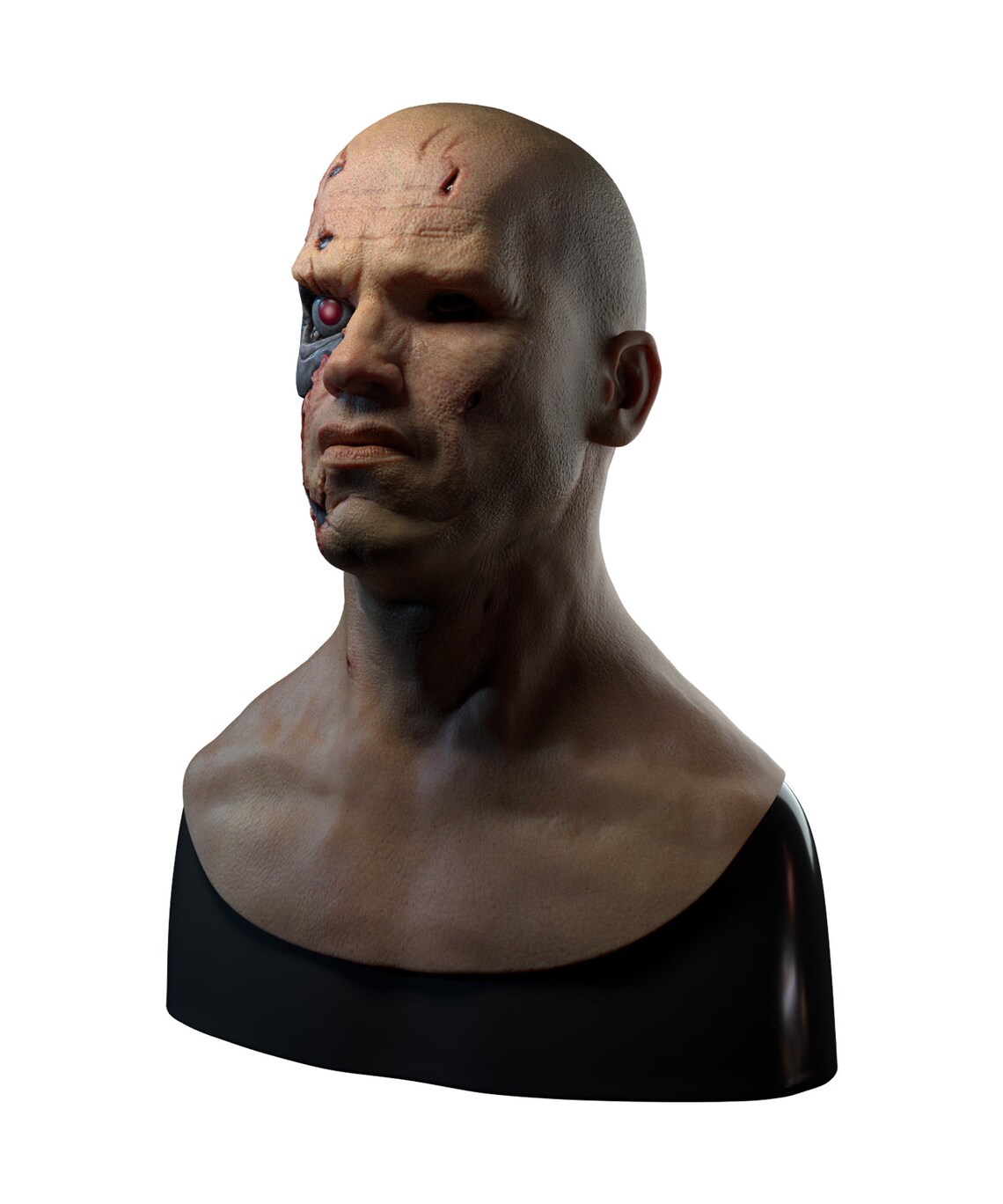 Silicone Mask Terminator Arnold Halloween Mask - Etsy