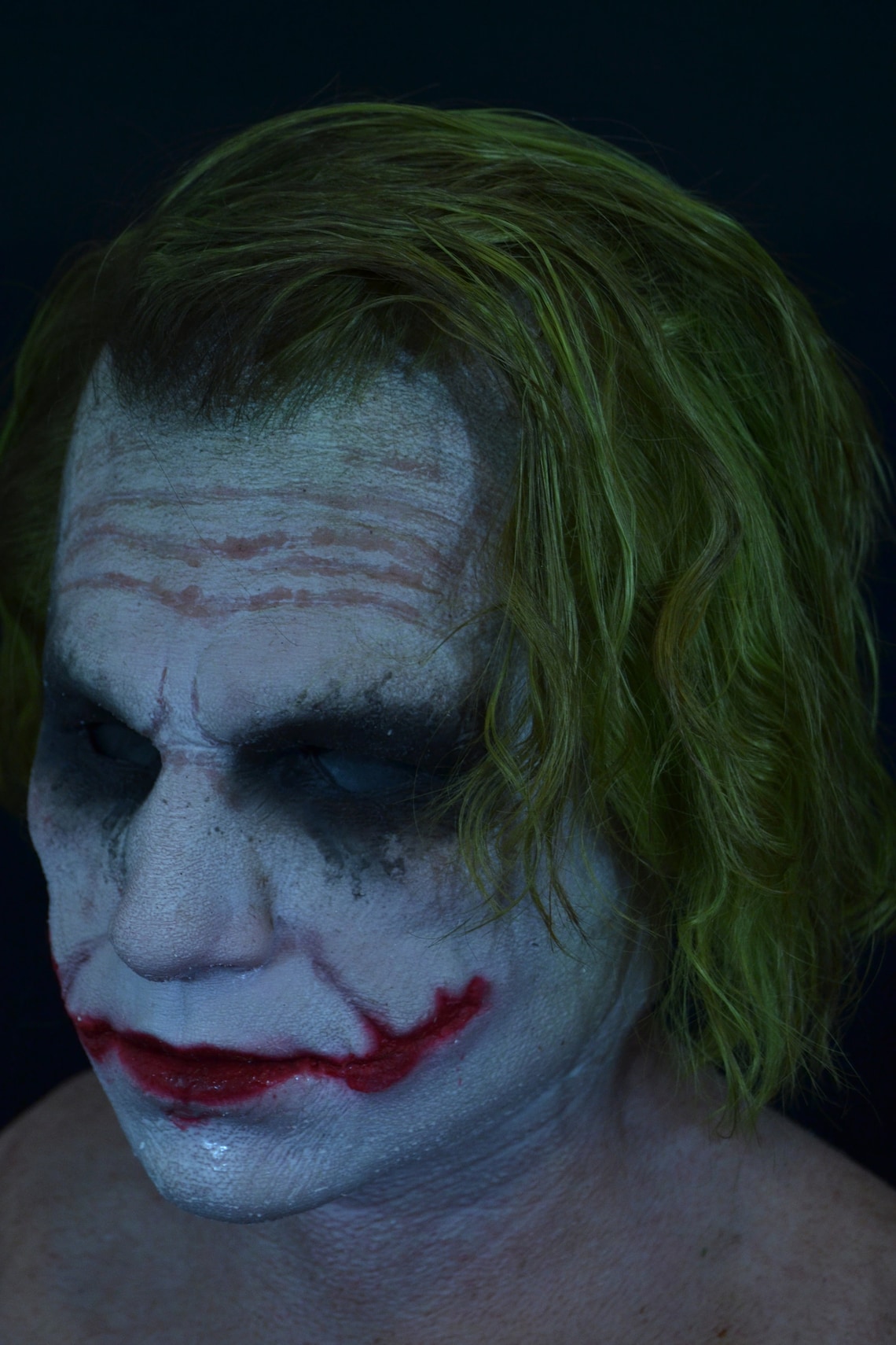 Silicone Mask Heath Ledger Joker Halloween Mask - Etsy Australia