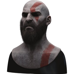 Silicone Mask | Kratos God of War Halloween Mask - Etsy