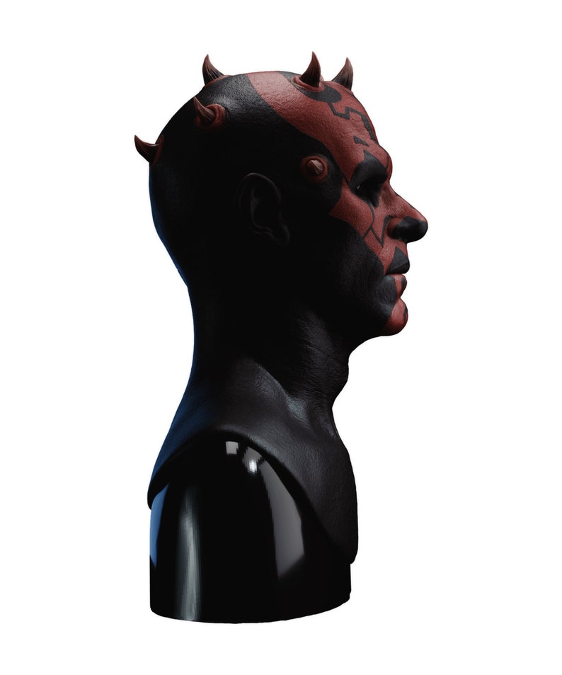 Silicone Mask Darth Maul Star Wars Halloween Mask - Etsy