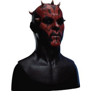 Silicone Mask | Darth Maul Star Wars Halloween Mask - Etsy
