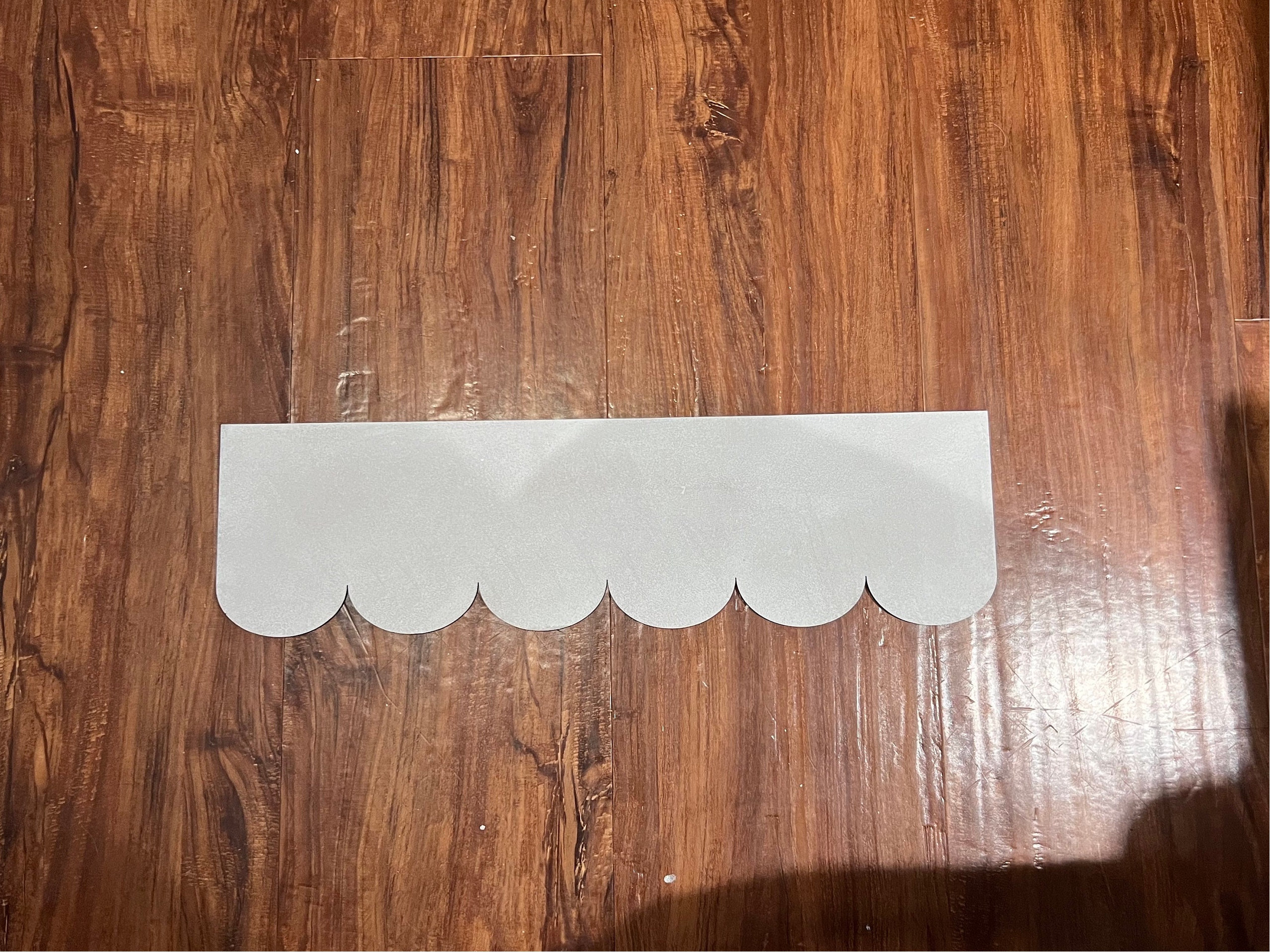 Tall Scallop Wall Trim 18 6 Scallops per Section Laser Cut and Primed ...