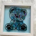 Teddy Bear Flower Box Flower Shadow Box Customized Gift - Etsy