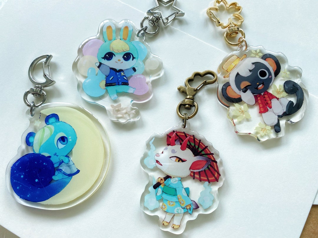 ACNH Keychain Sasha Ione Niko Shino - Etsy