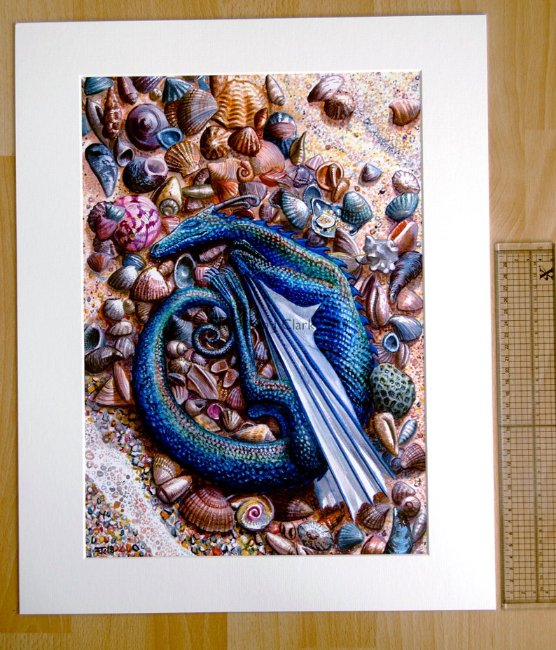 Flotsam Dragon PRINT Giclée Print of My Original Artwork - Etsy