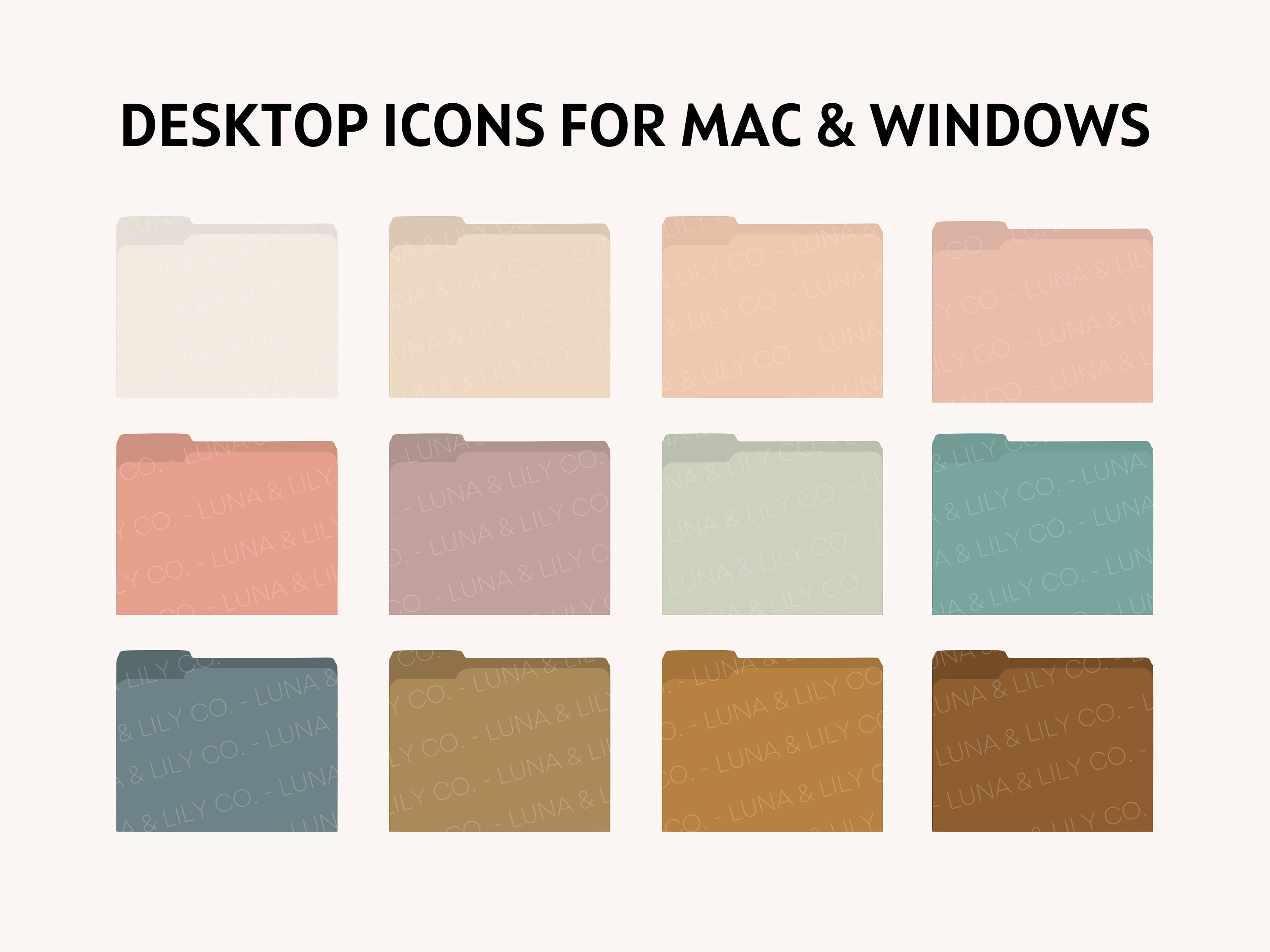 Cottagecore Desktop Icons - Digital Download for Customizing Your ...