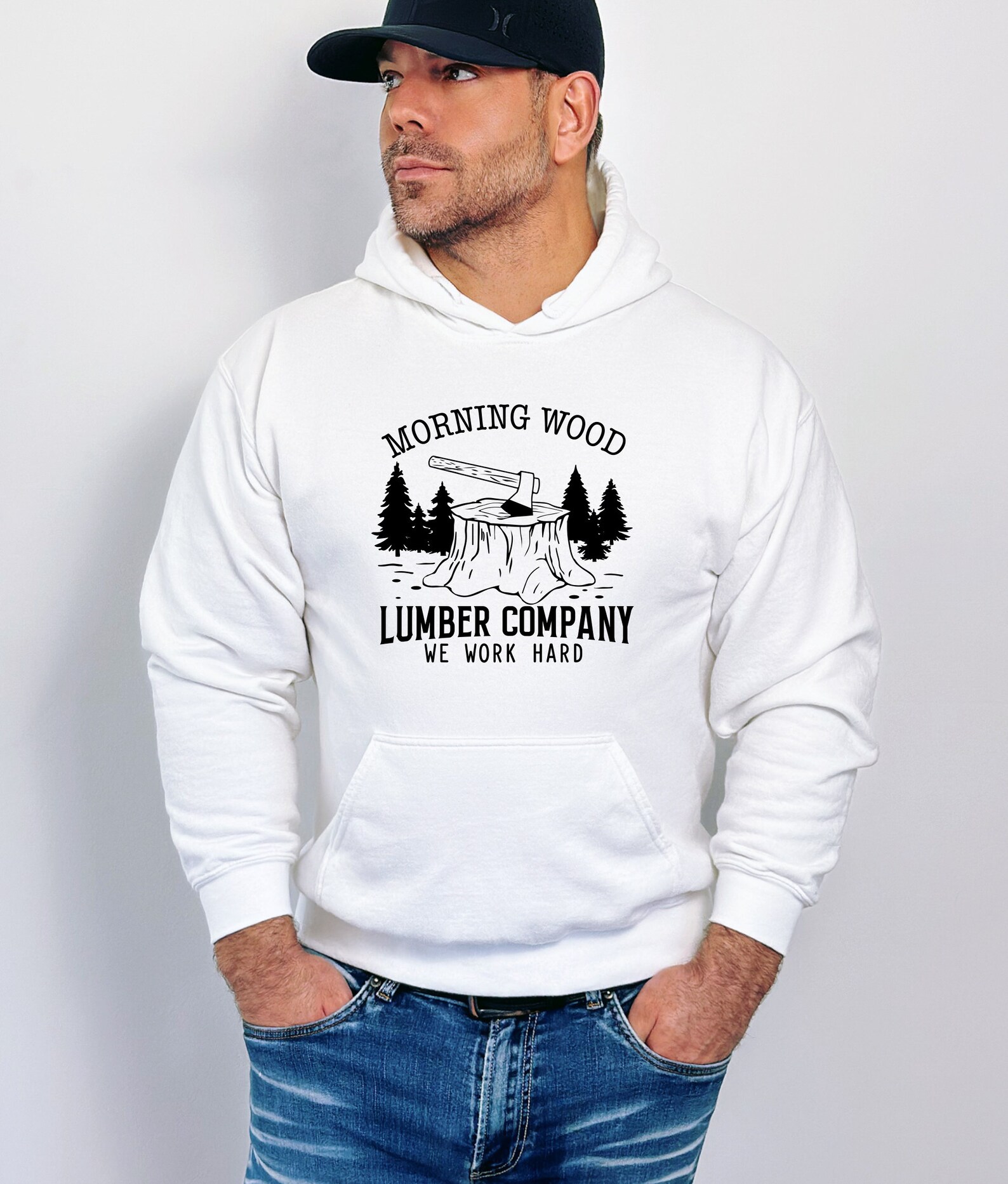 Morning Wood Lumber Company Svg, We Work Hard Svg, Funny Shirt Svg ...