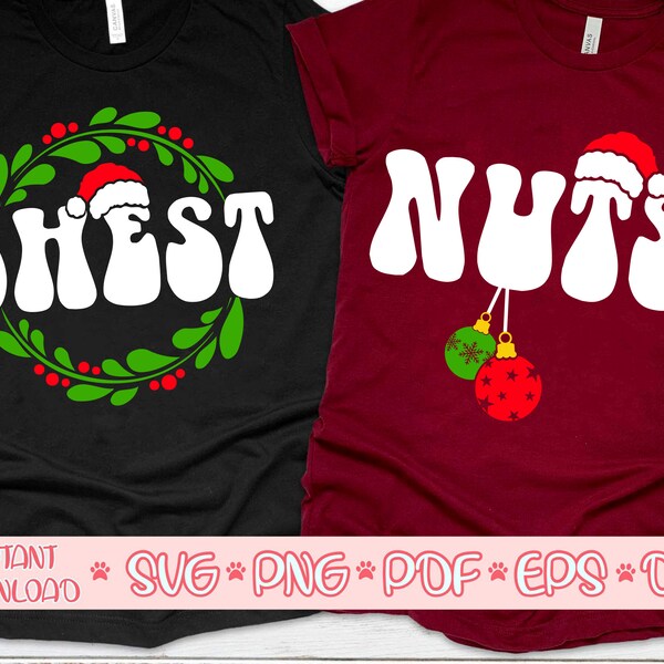 Christmas Chest and Nuts Svg - Etsy Ireland
