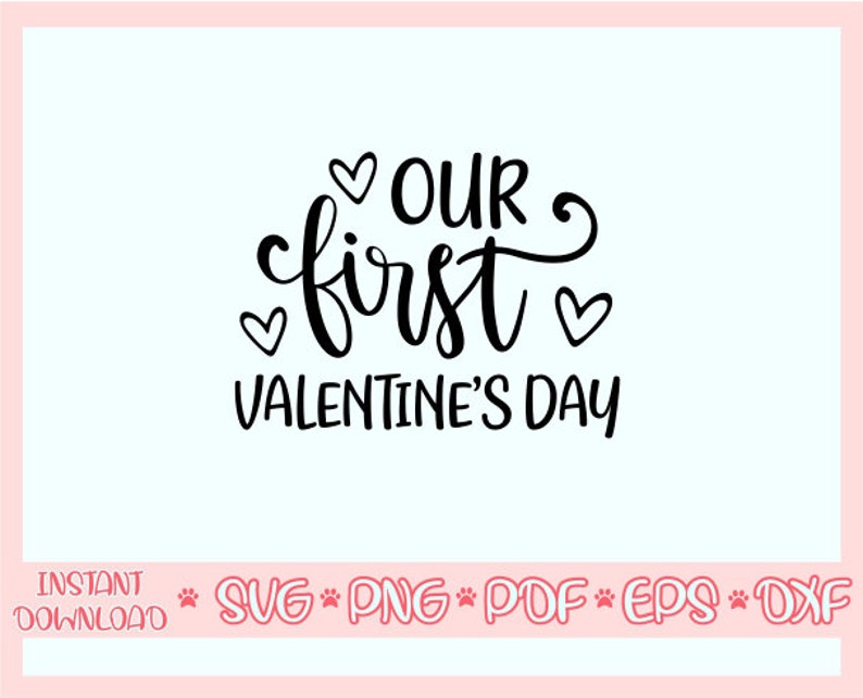 Our First Valentine's Day Svg,couple Shirts Svg,matching Shirts Svg,his ...