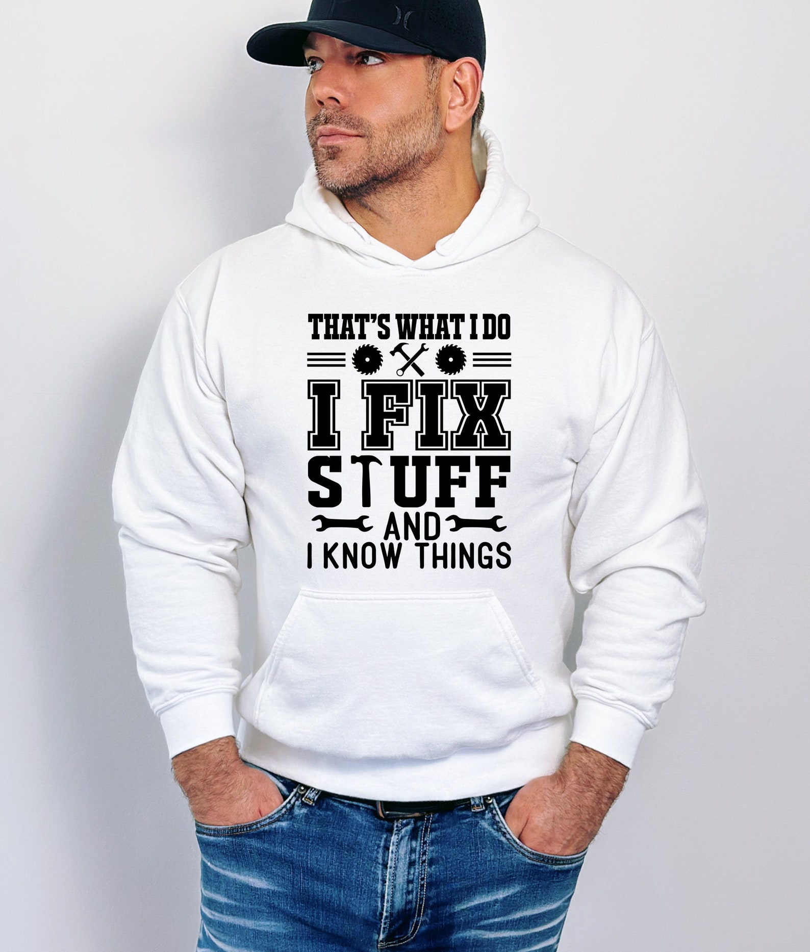 That's What I Do I Fix Stuff and I Know Things Svg, Funny Dad Svg ...
