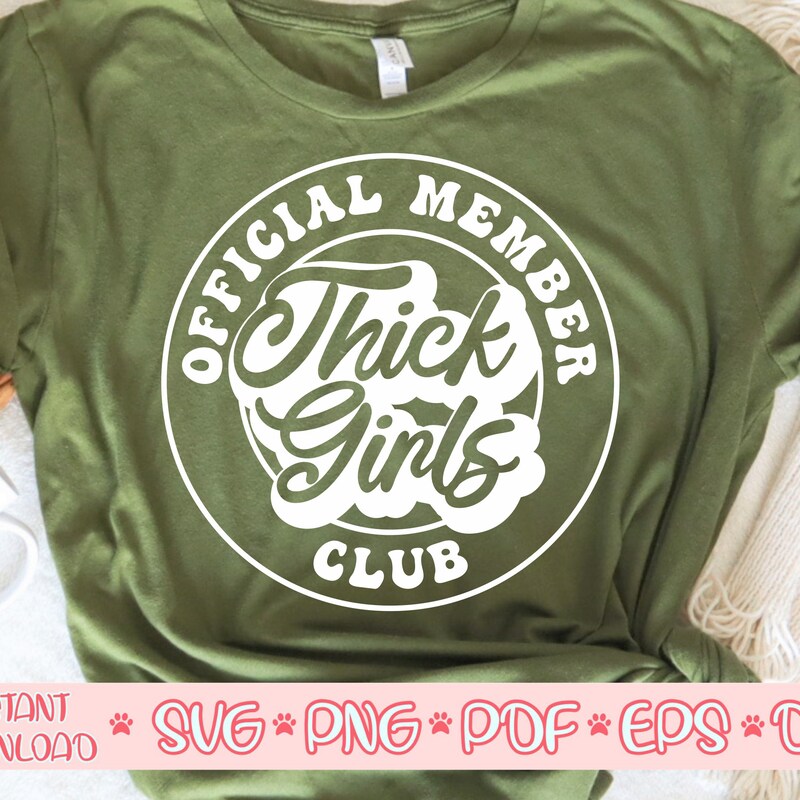 Thick Girl Svg - Etsy