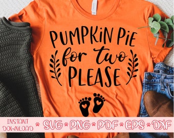 Pumpkin Pie for Two Svg - Etsy