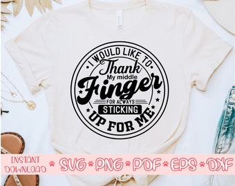 Middle Finger Svg - Etsy