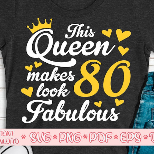 80th Birthday Crowns - Etsy