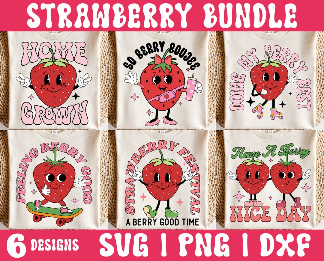 Strawberry SVG Bundle, Strawberry Festival Svg, Strawberry Season Svg ...