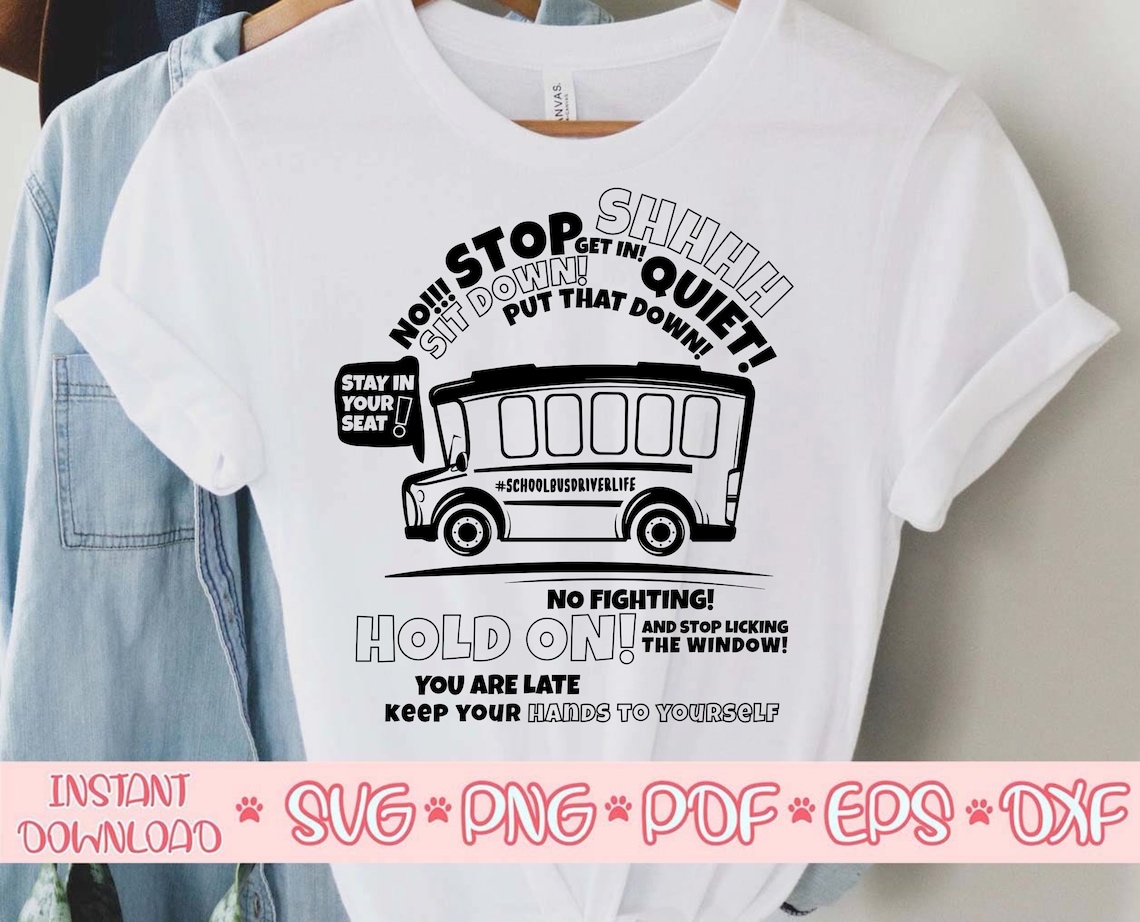 School Bus Driver Life Svg, Bus Driver Svg, Bus Driver Gift Svg - Etsy