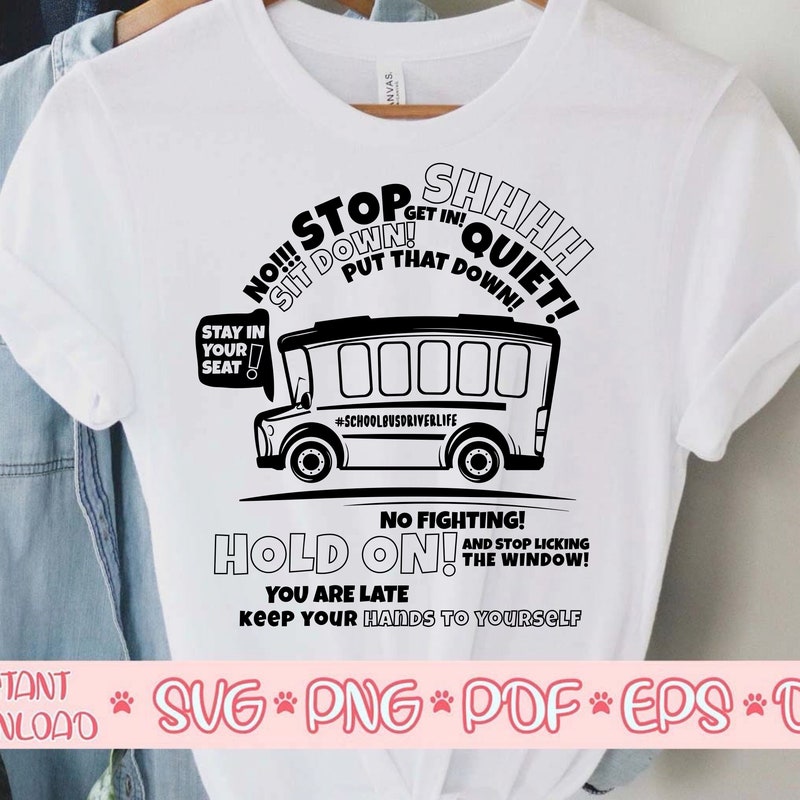 Bus Driver Svg - Etsy