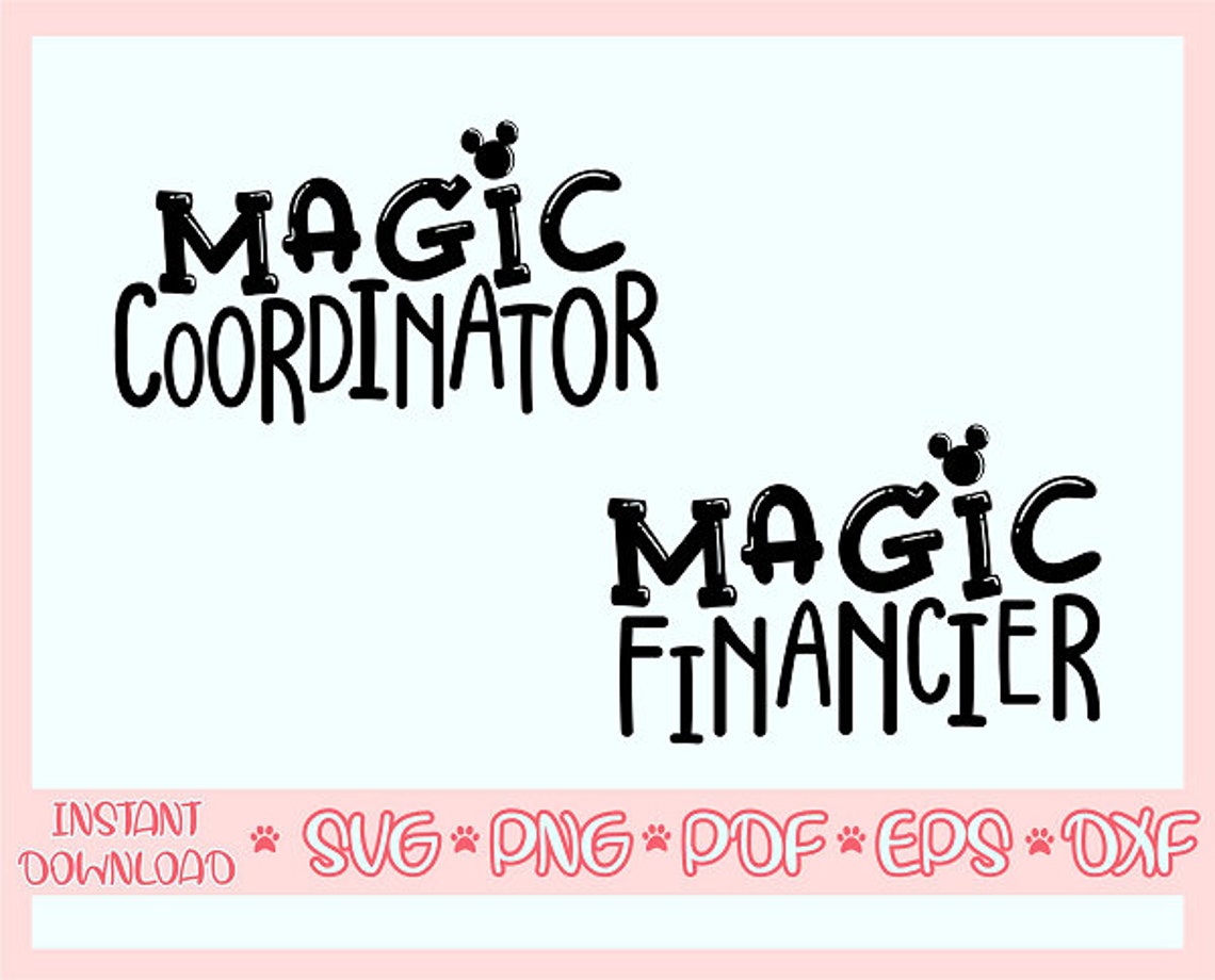 Magic Coordinator Svg,magic Financier Svg,magic Coordinator Shirt Svg ...