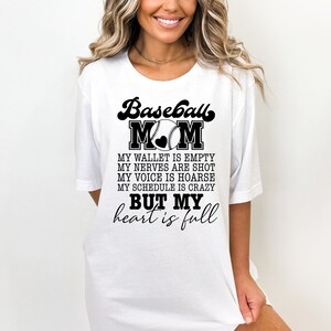 Baseball Mom My Wallet is Empty Svg, Baseball Mom Svg, Baseball Vibes ...