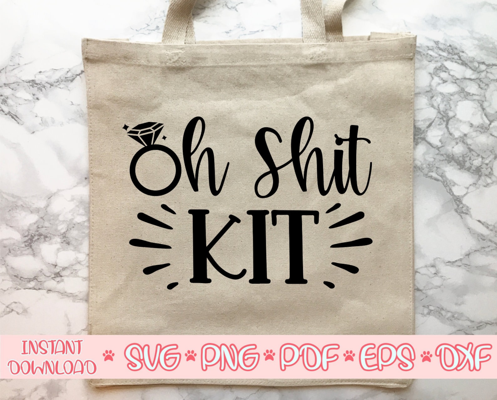 Oh Shit Kit Svgbachelorette Party Svgbridal Shower Svghen - Etsy