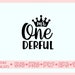 Mr One Derful Svg,mr Onederful Svg,birthday Boy Svg,1st Birthday Svg ...