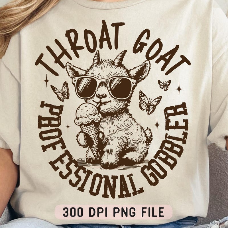 Black Throat Goat - Etsy