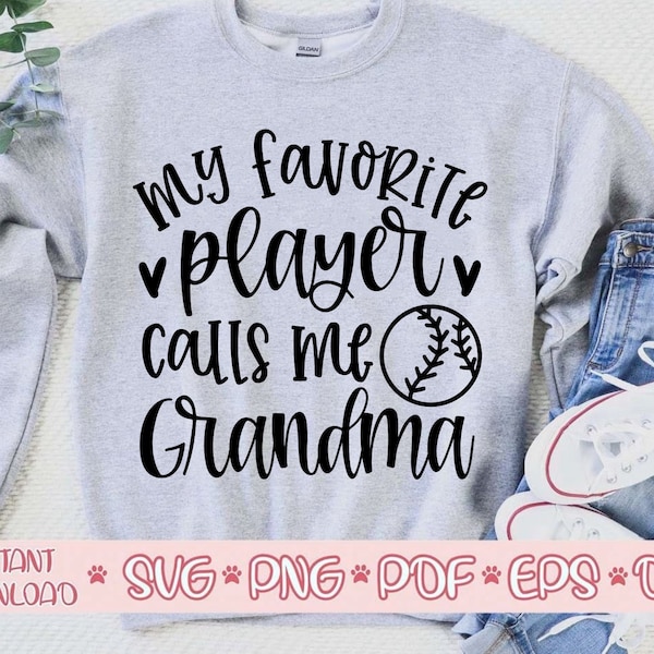 Baseball Grandma Etsy