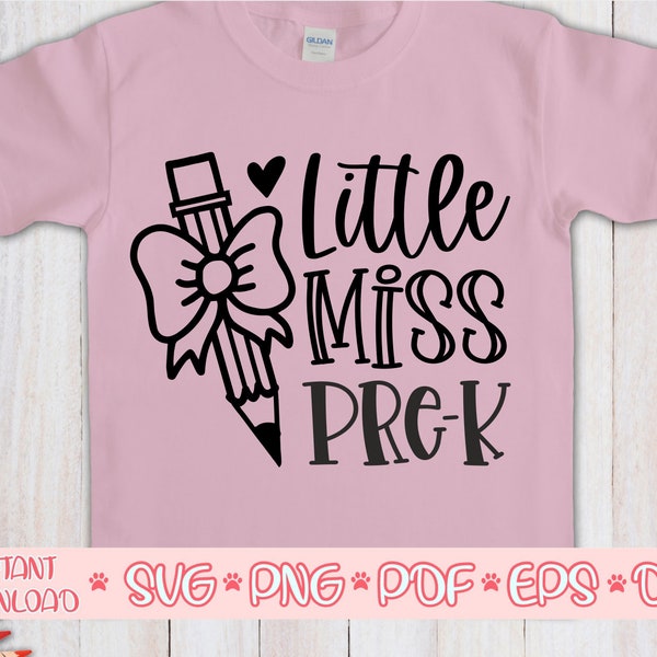 Miss Pre K Svg - Etsy