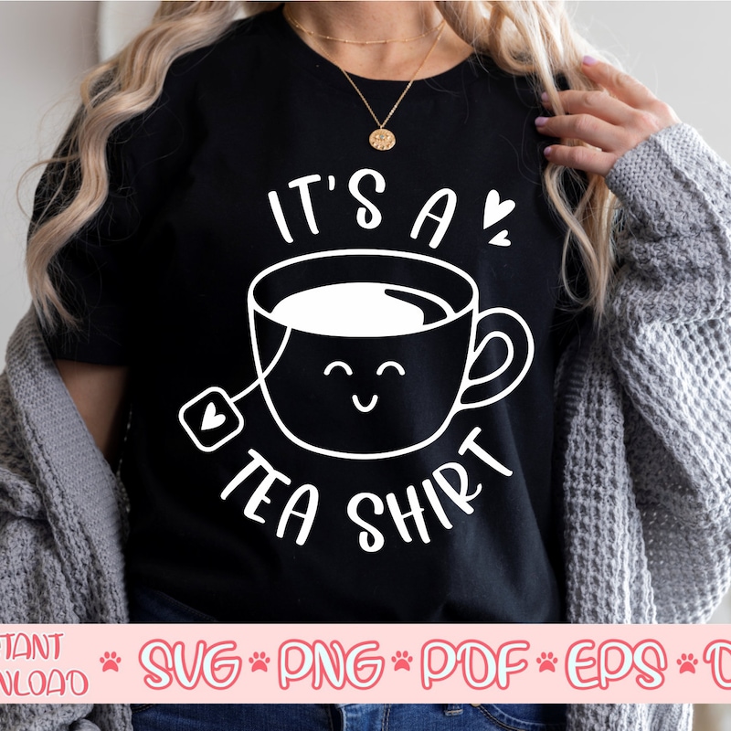 Tea Time Svg - Etsy