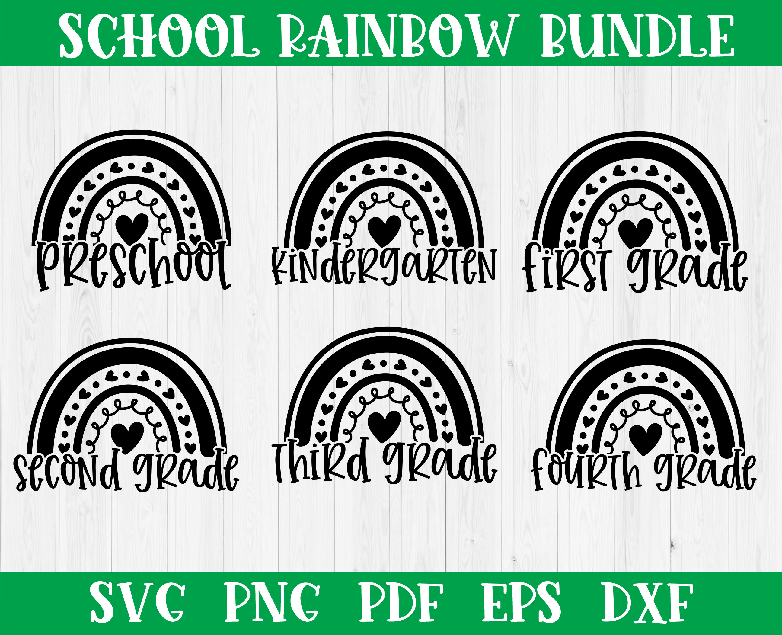 School Rainbow svgFirst Grade shirt svgBack to School cut | Etsy