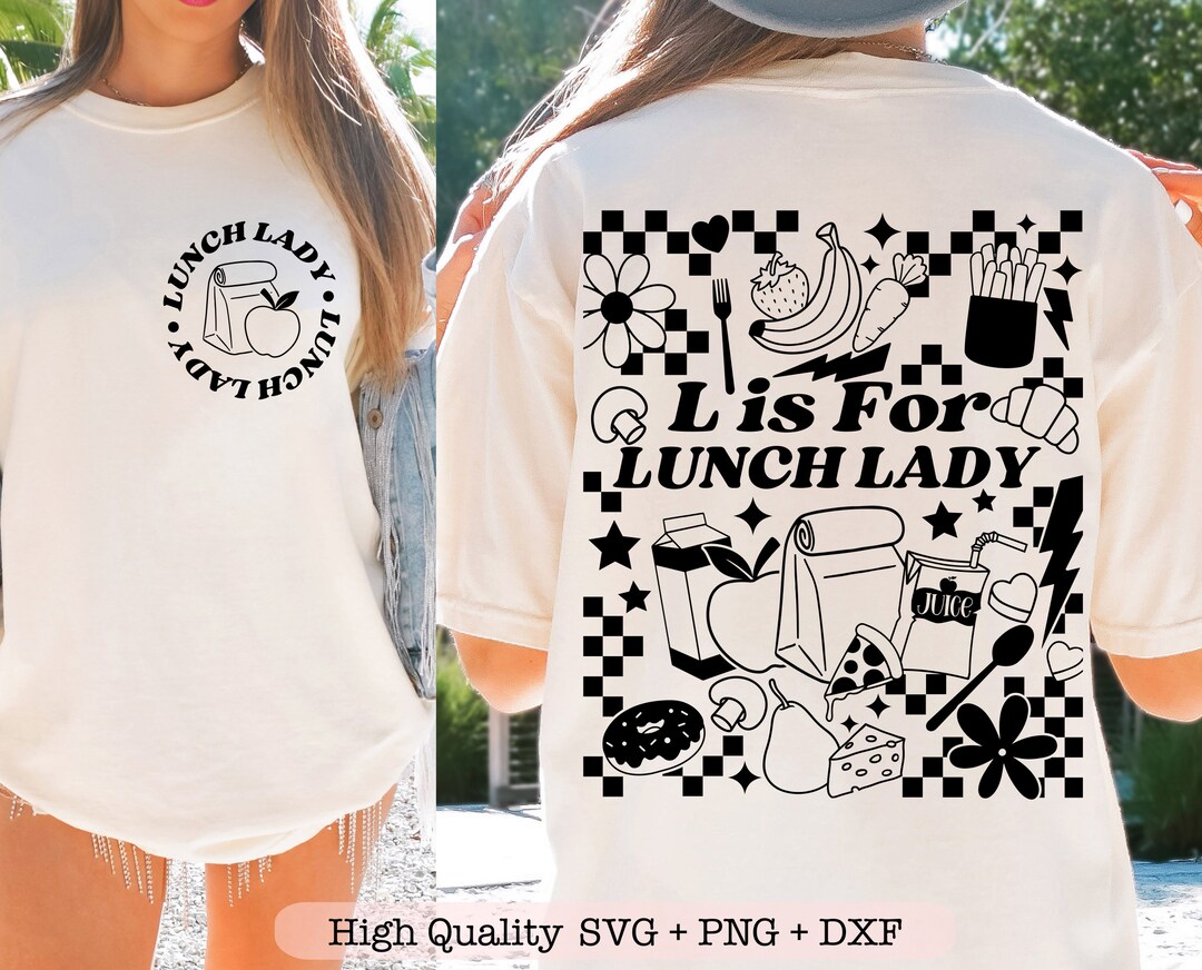 Retro Lunch Lady Svg, Lunch Lady Life Svg, Lunch Lady Shirt Svg, Gift ...