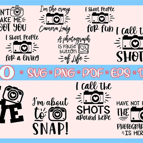 Photographer Bundle Svgphotography Svgphotographer | Etsy