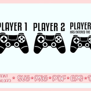 Player One Svg,player Two Svg,player 1 Svg,player 2 Svg,player 3 Has ...
