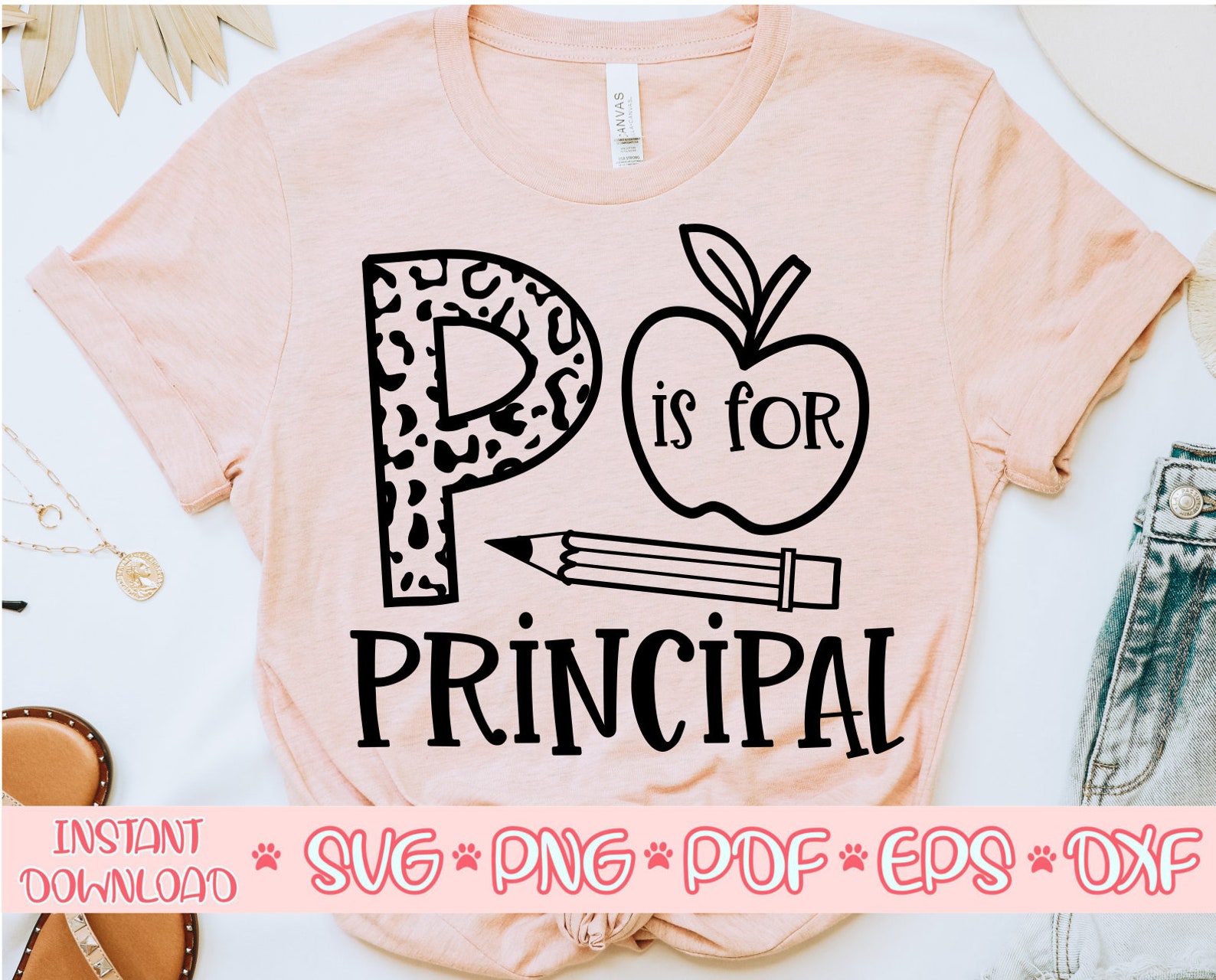 P is for Principal Svg,principal Shirt Svg,back to School Svg,principal ...