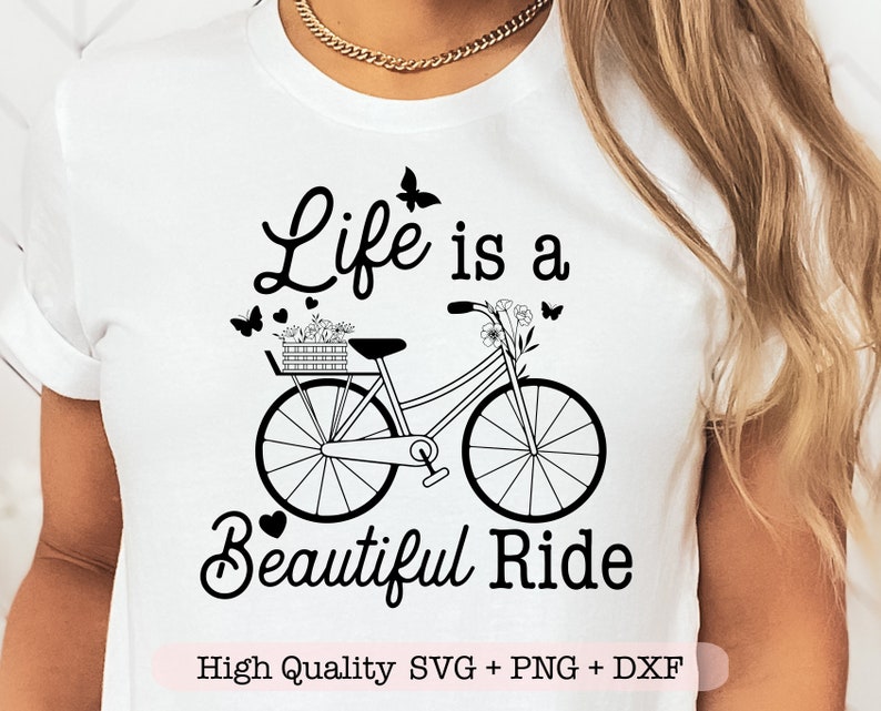Life is A Beautiful Ride Svg Bicycle Svg Bicycle With - Etsy