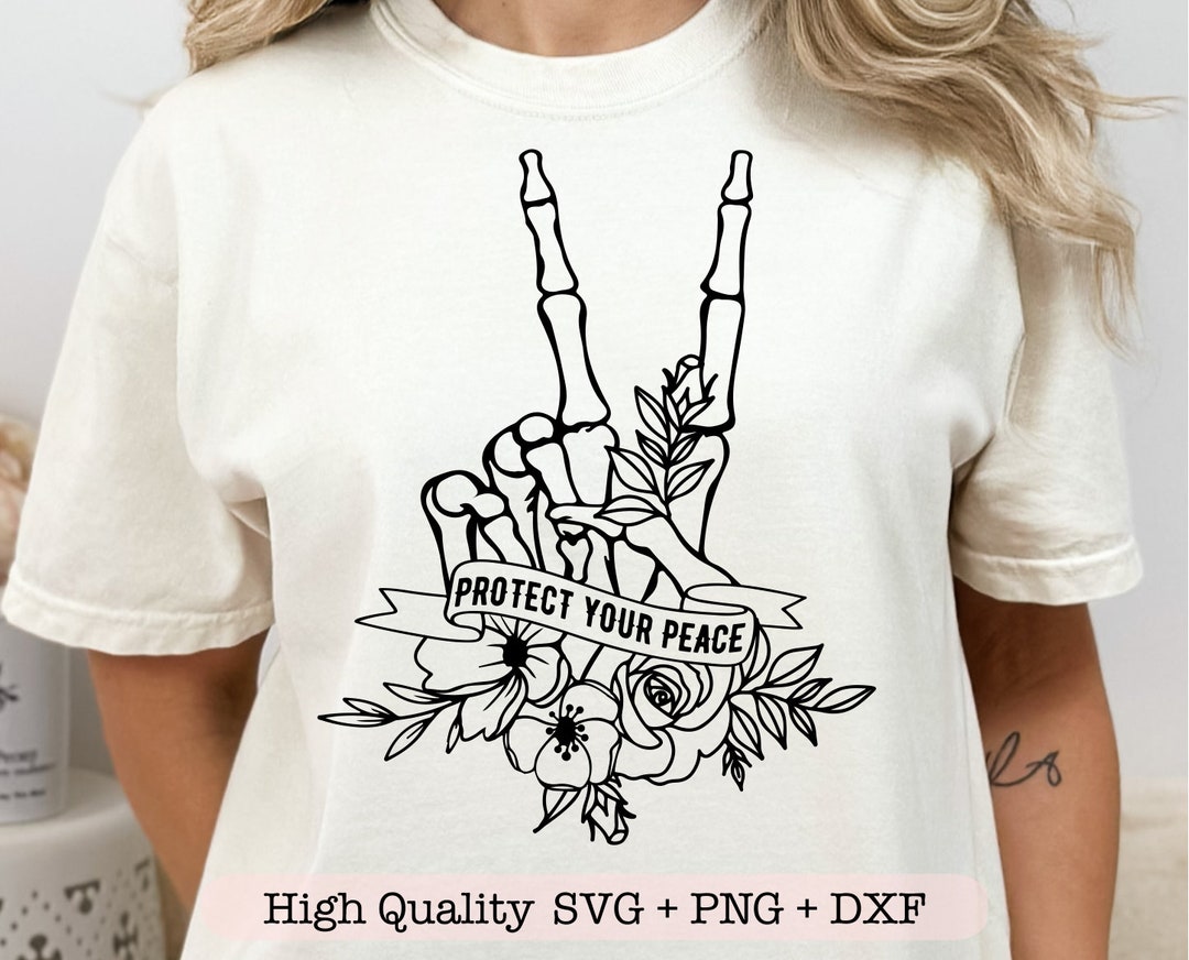 Protect Your Peace Svg, Positive Quotes Svg, Inspirational Svg ...
