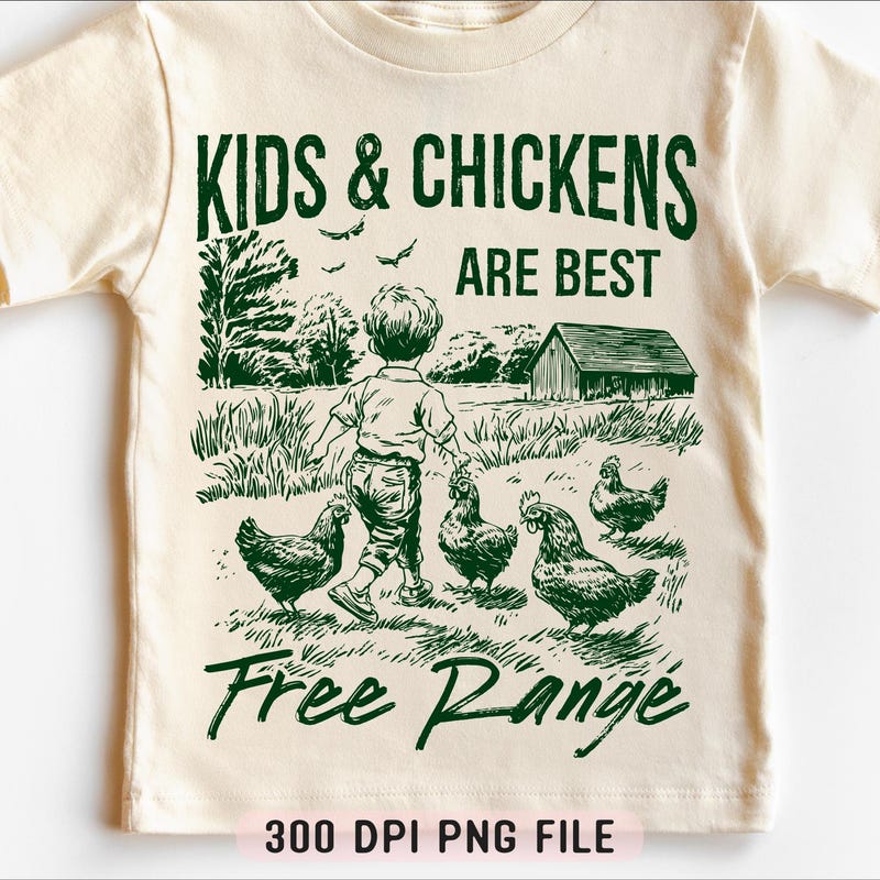 Chicken Toddler Png - Etsy
